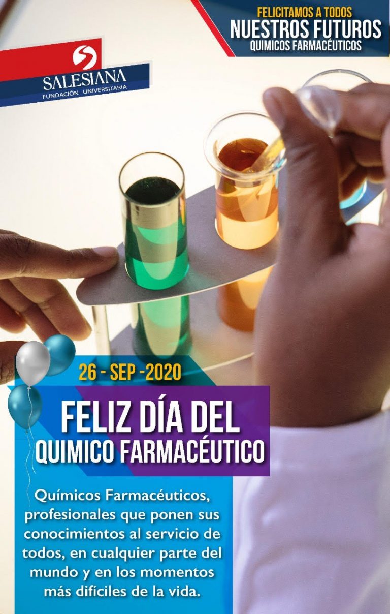 Feliz Día Del Químico Farmacéutico Fundación Universitaria Salesiana